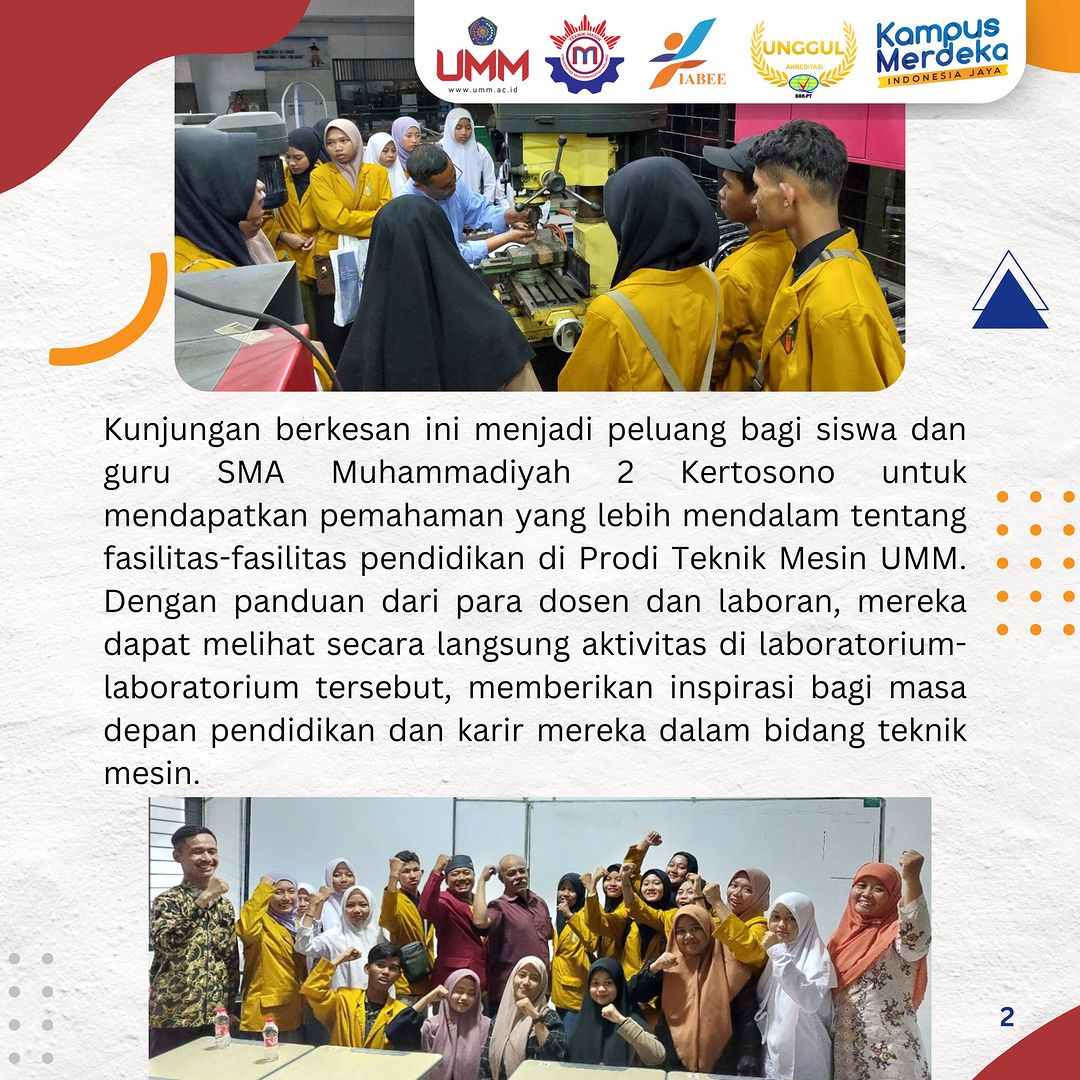 Siswa dan Guru SMA Muhammadiyah 2 Kertosono Kunjungi Laboratorium ...